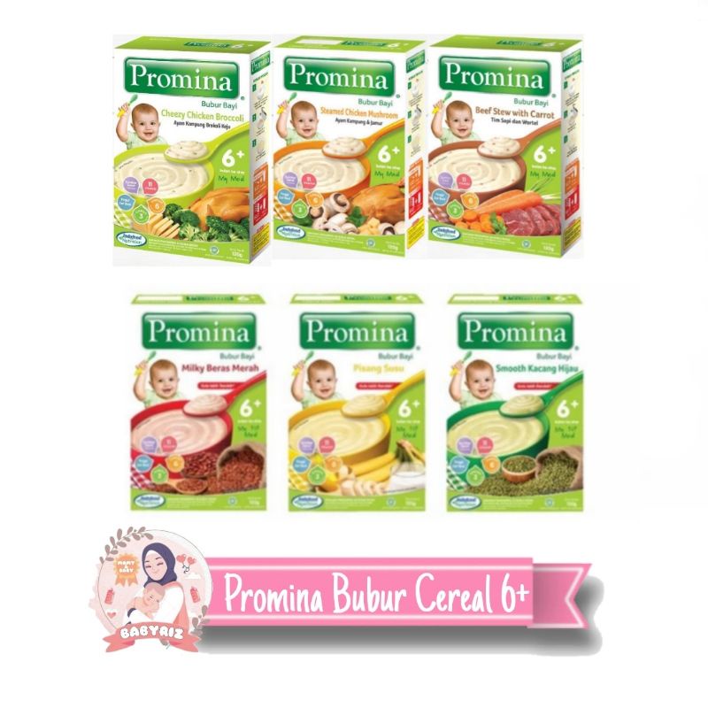 Jual PROMINA Bubur Cereal & Tim 6+ 100gr (ada 6 varian rasa) | Shopee ...