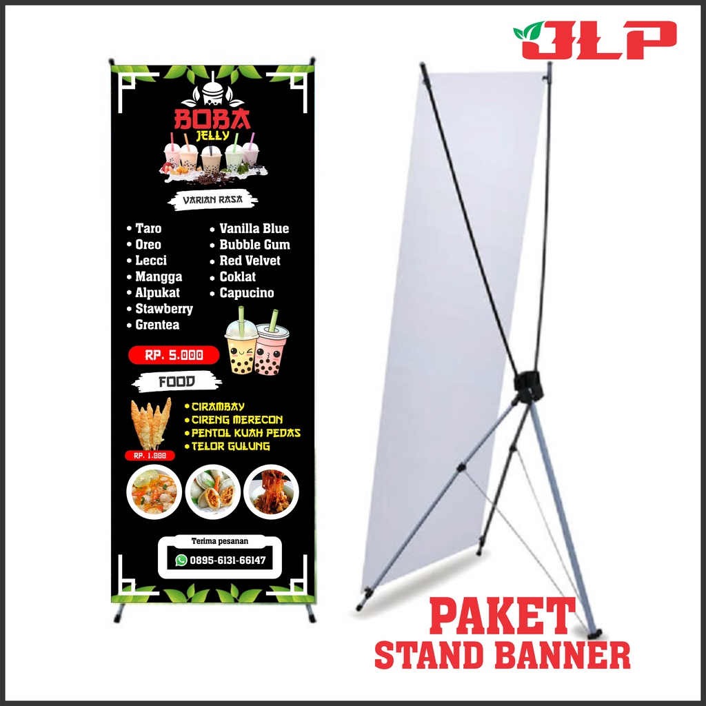 Jual paket banner free desain / banner makanan / banner minuman / free ...