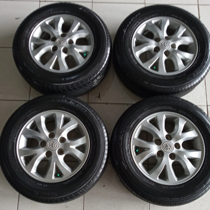 Jual paket Velg Ban mobil OEM Toyota kijang Innova Ring 15 ban falken ...