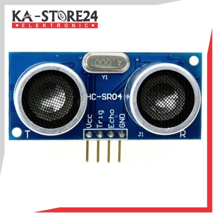 Jual Sensor ultrasonic pengukur jarak akurat module HC SR04 ultrasonik ...