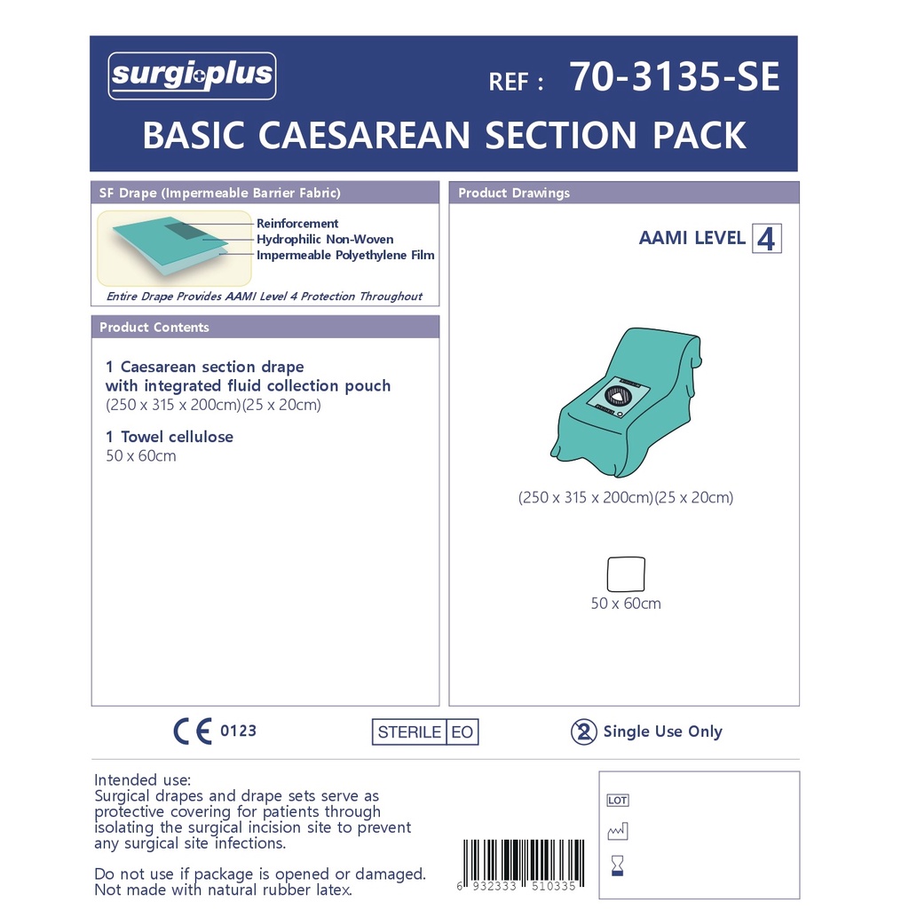 Jual SURGIPLUS Basic Caesarian Section Set | Shopee Indonesia