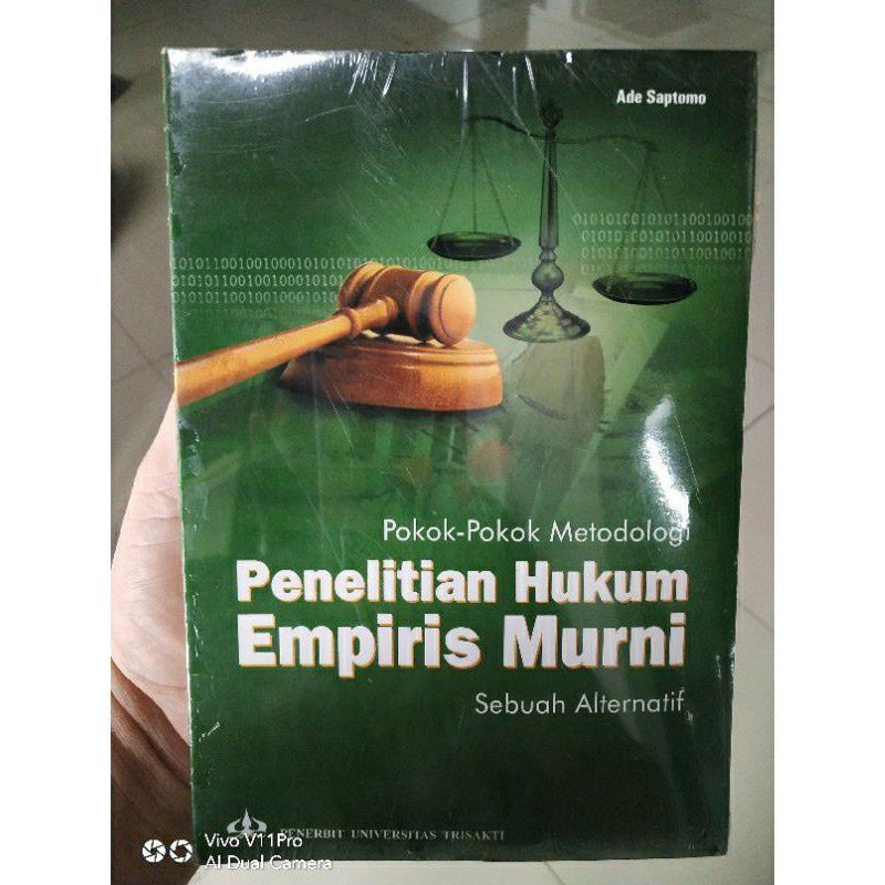 Jual Buku Pokok-pokok Metodologi Penelitian Hukum Empiris Murni Sebuah ...