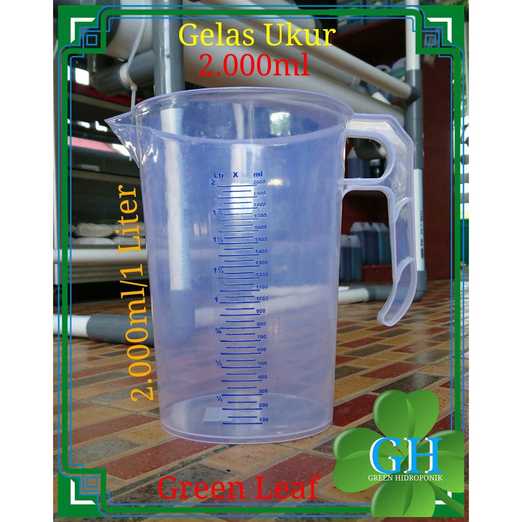 Jual Gelas Ukur 2.000ml/2 Liter, Takar, Takaran/Takeran, Nutrisi ...