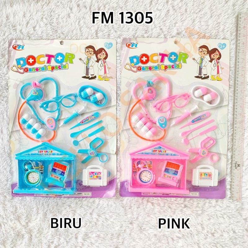 Jual MAINAN FM 1305 DOCTOR GENERAL SPECIAL DOKTER DOKTERAN SET MEDICAL TOOL ADA STETOSKOP ...