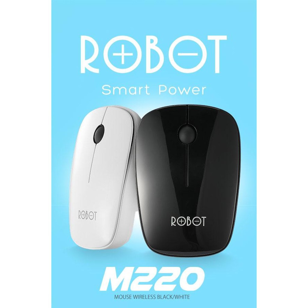 Jual Mouse Robot M220 Wireless Ultra Thin Invisible Light Original ...