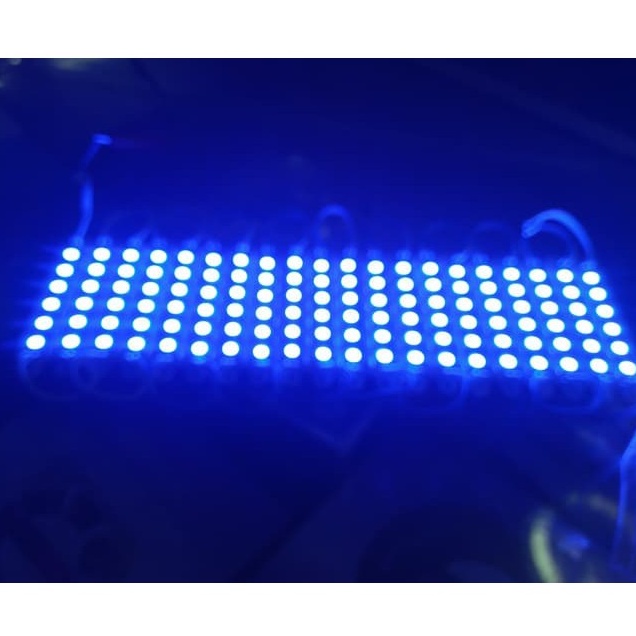 Jual 5pcs Led modul waterproof 6 mata led 12 Volt 12V nyala biru blue ...