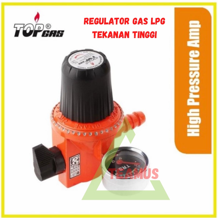 Jual Regulator Gas tekanan tinggi High Pressure Meteran LPG TOP GAS ...
