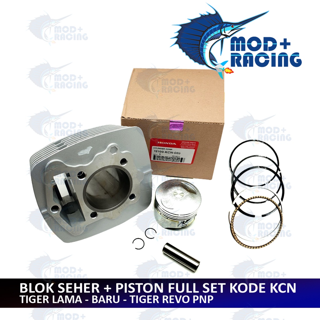 Jual (COD) BLOK SEHER BORING TIGER TIGER REVO CYLINDER KODE KCN FULLSET PISTON KIT FUKUKAWA SET ...