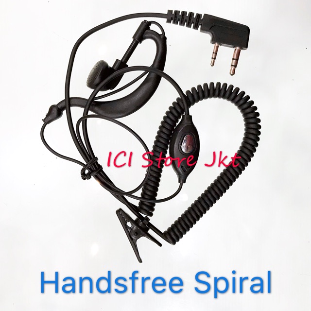 Jual Handsfree/Headset Spiral (Untuk semua Ht merk China) | Shopee ...