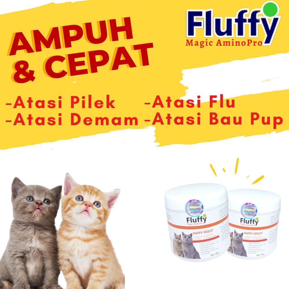 Jual FLUFFY MAGIC AMINOPRO = MENAIKAN BERAT BADAN & IMUN TUBUH KUCING ...
