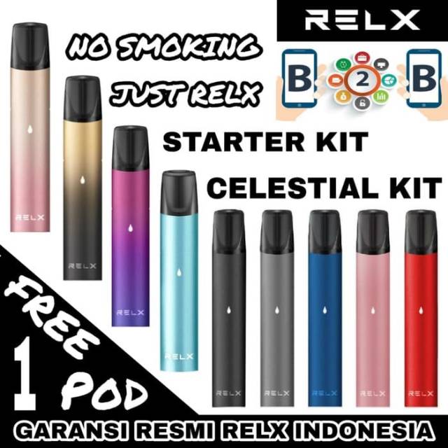 Jual Relx Mod device kit - Relx pod system - relxmod - relxpod - free 1 ...