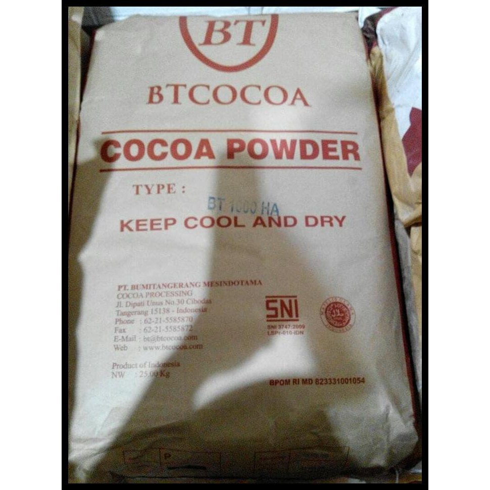 Jual COKLAT BUBUK BT COCOA / JAVA DARK CLASSIC 1000 HA 1 KG ATAU 25 KG ...