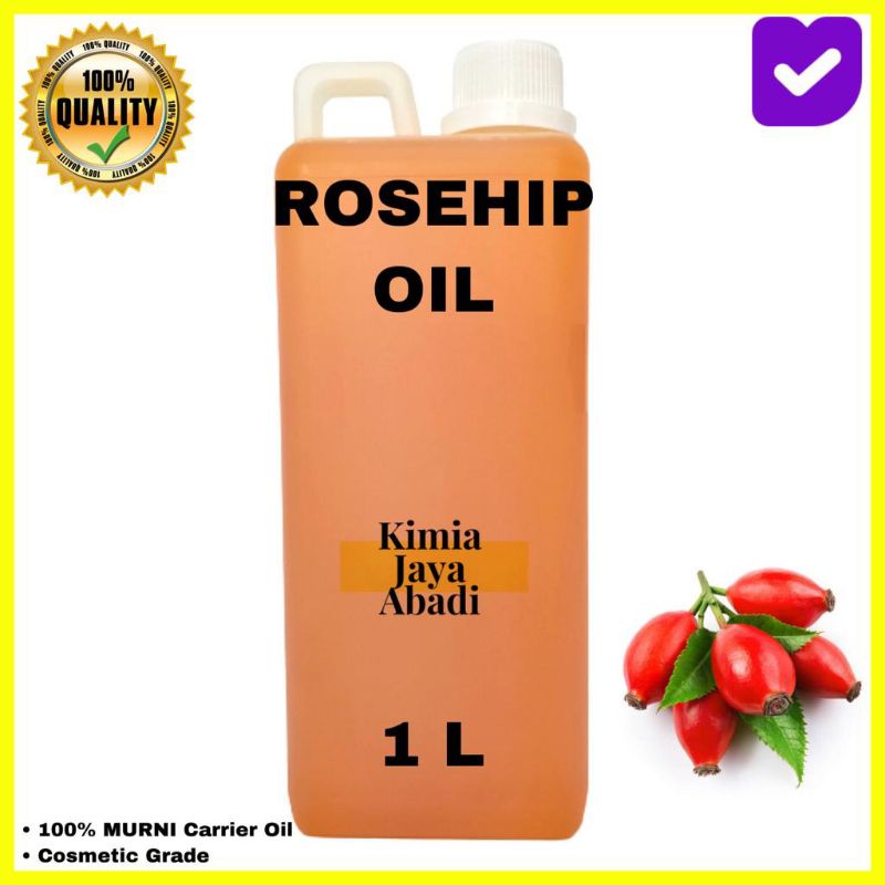 Jual Pure Rosehip Oil / Minyak Rosehip Seed Oil 1 Liter ASLI | Shopee ...