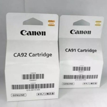 Jual Cartridge Head Canon G2000 Original CA91 Black CA92 Color Set G2010 G1010 G1000 G3000 G3010 ...