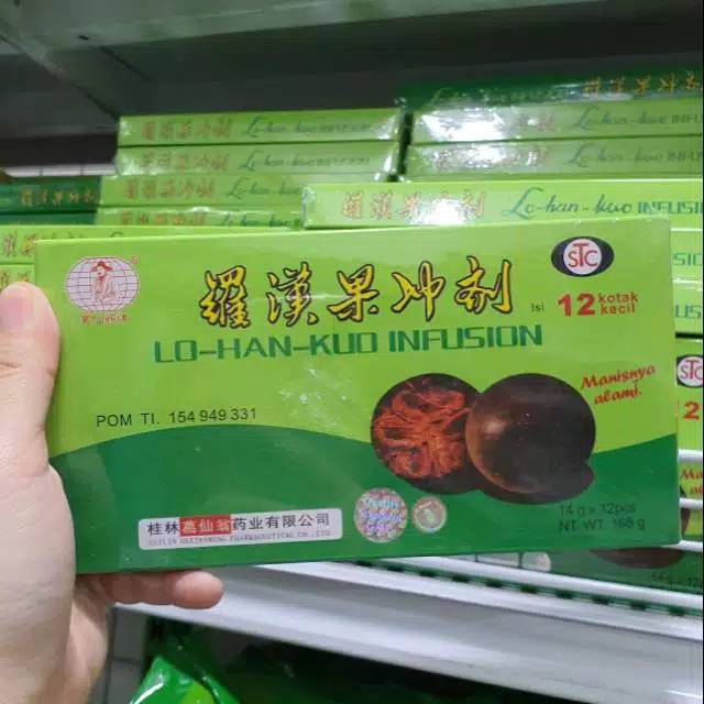 Jual Lou han kuo infusion kotak STC ( lohankuo panas dalam) | Shopee ...