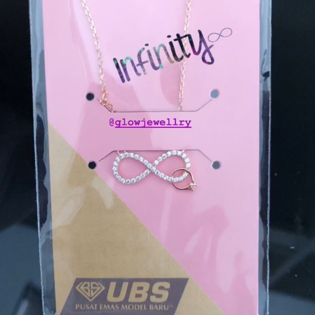Jual Kalung Infinity Batu Putih UBS | Shopee Indonesia