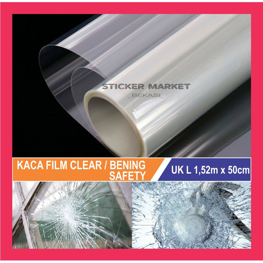 Jual Kaca Film Clear Bening Safety Security Window Glass film | Shopee ...