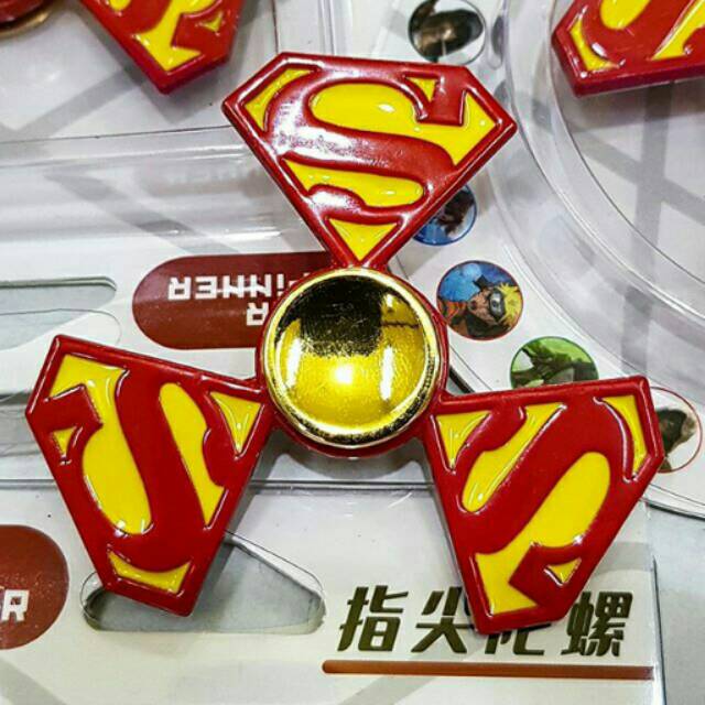 Jual Fidget spinner superman besi | Shopee Indonesia