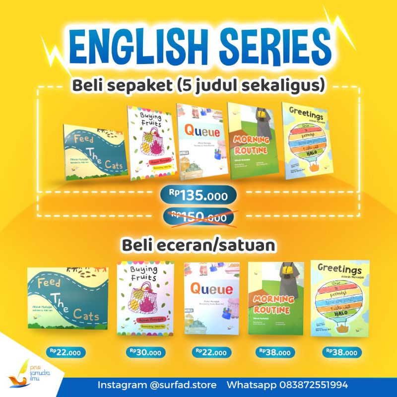 Jual Buku Anak Seri Bahasa Inggris English Series Pinisi Sail (Feed The ...
