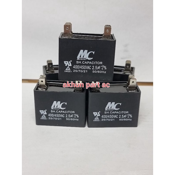 Jual KAPASITOR FAN AC 2,5 UF MERK MC 400/450 VOLT | Shopee Indonesia