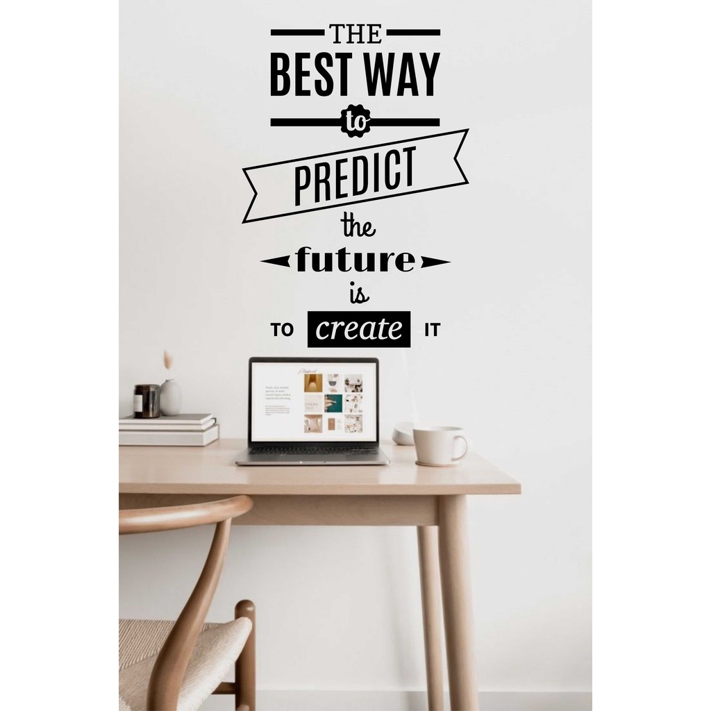 Jual QUOTES STIKER AESTETIK THE BEST WAY SUCCESS IS DOING DONT SAY I ...