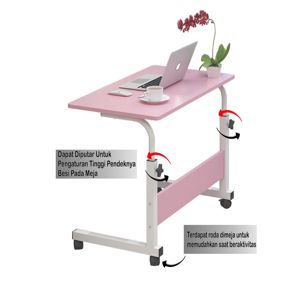 Jual Meja Laptop Roda Meja Laptop Lipat Portable Standing Desk ...