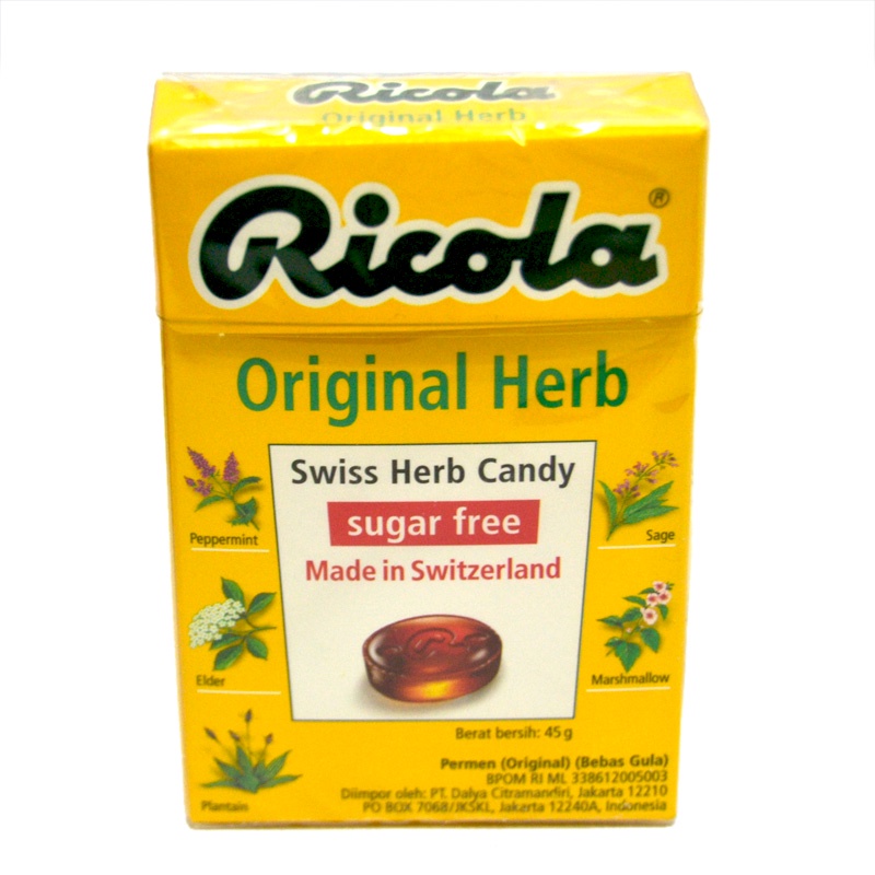Jual Ricola Permen Sugar Free Herb 40Gr | Shopee Indonesia