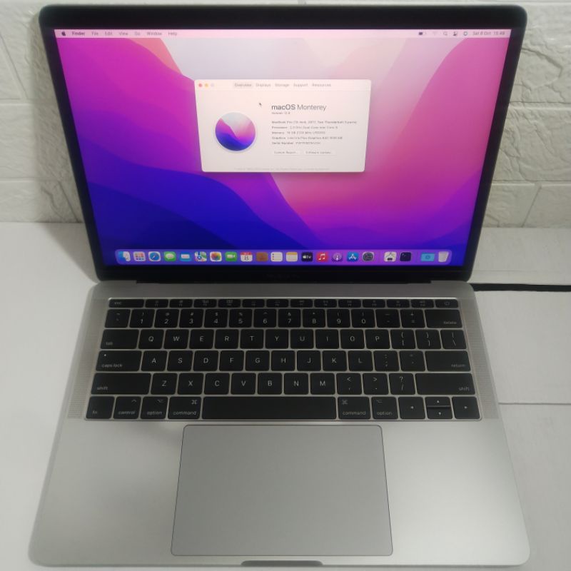 Jual Macbook Pro 2017 Retina 13 Inch | RAM 16GB | Core i5 | SSD 256GB ...