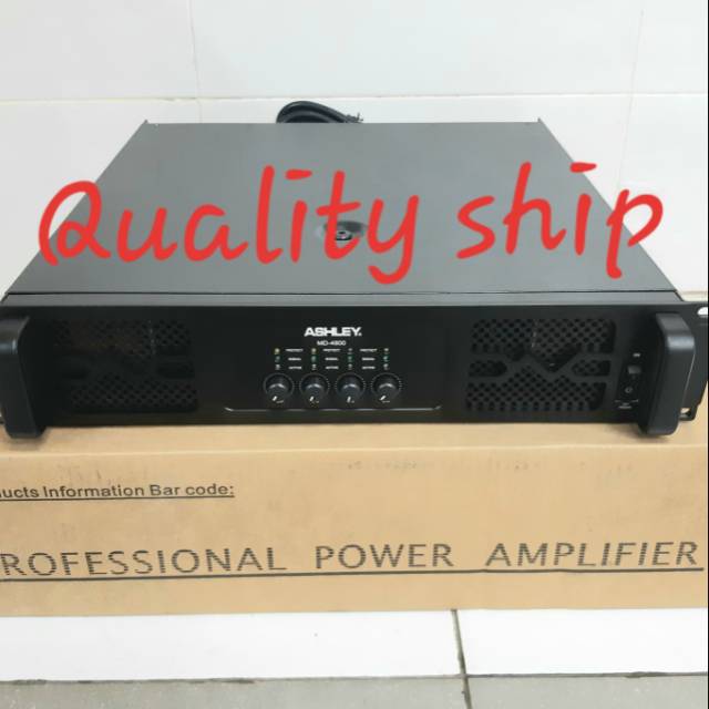 Jual POWER ASHLEY 4 CHANNEL MD-4800 ORIGINAL | Shopee Indonesia
