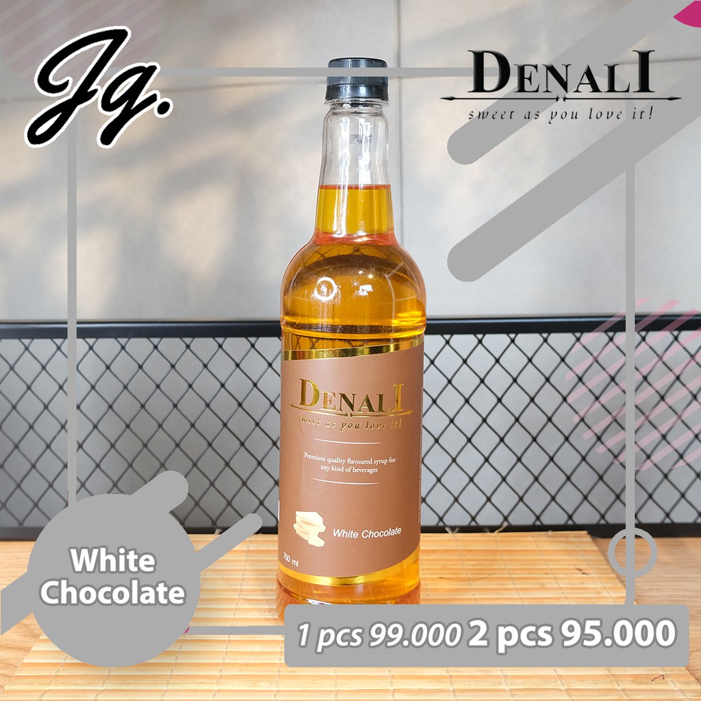 Jual SYRUP DENALI WHITE CHOCOLATE | SIRUP COKLAT | COCOA | COKELAT ...