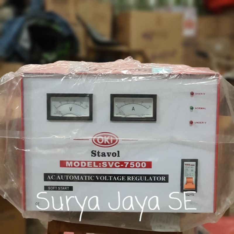 Jual Stabilizer 7500 Watt Stavol SVC-7500 Oki | Shopee Indonesia