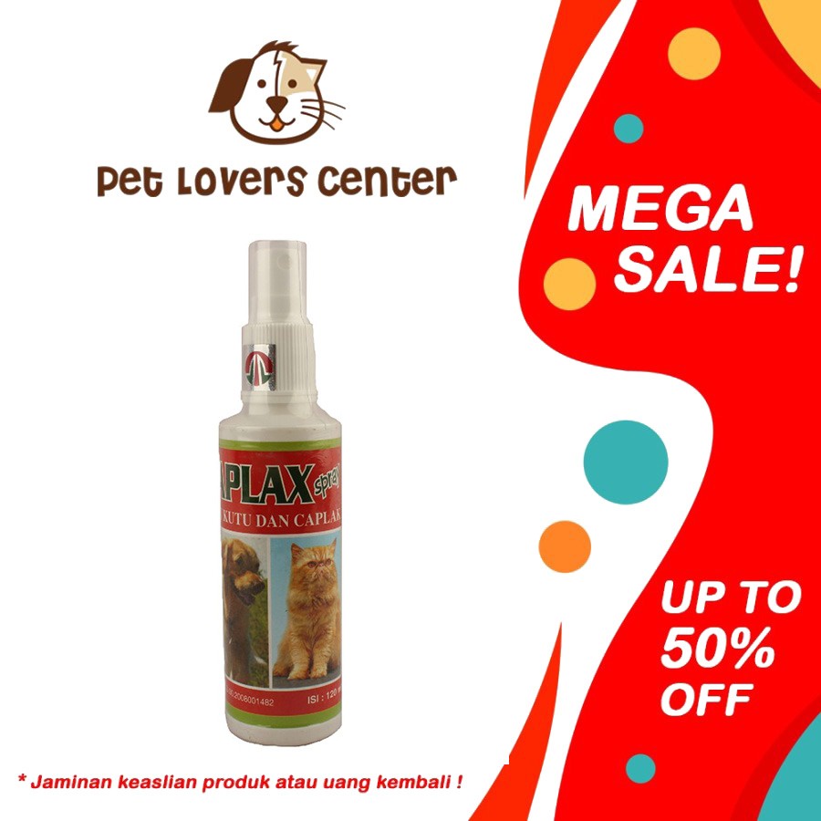 Jual Membasmi caplak Anjing dan Kutu Kucing - CAPLAX spray 120 ml ...