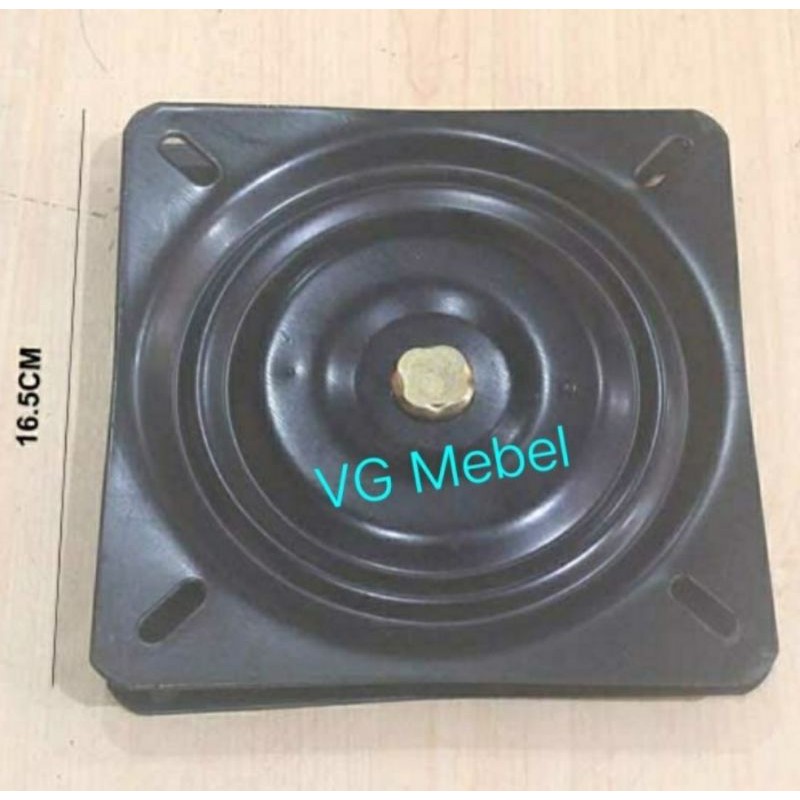 Jual Ring meja putar kotak Hitam 6" - Kolaher - Swifel - Rotari ...