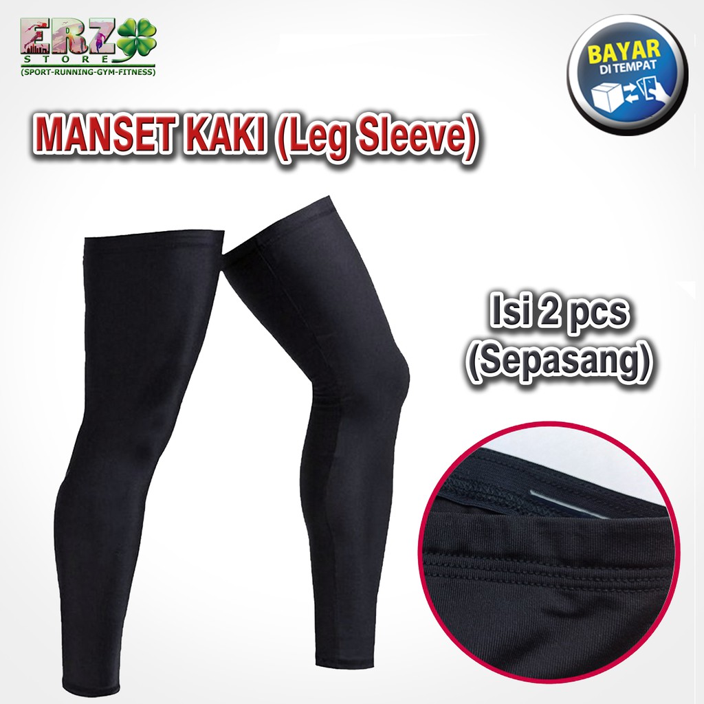 Jual Deker Kaki Panjang Leg Sleeve Pelindung Lutut / Manset Kaki Pria ...