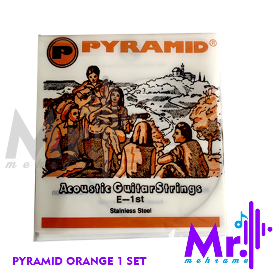 Jual Senar Gitar Pyramid Strings Orange SET (1set) | Shopee Indonesia
