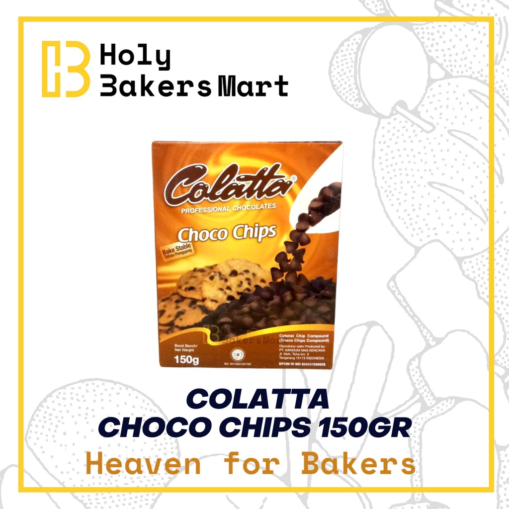 Jual CHOCO CHIP 150GR / COLATTA CHOCO CHIP 150GR / CHOCO CHIP COLATTA ...