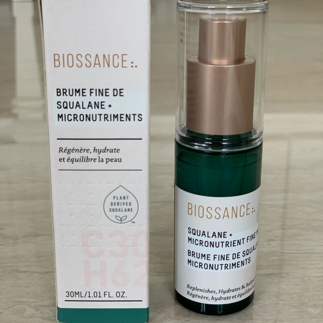Jual BIOSSANCE SQUALENE + MICRONUTRIENT FINE MIST (30ml) | Shopee Indonesia