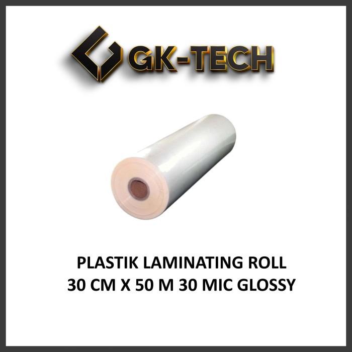 Jual Plastik Laminating Roll Glossy 30cm x 50m x 27MiC | Shopee Indonesia