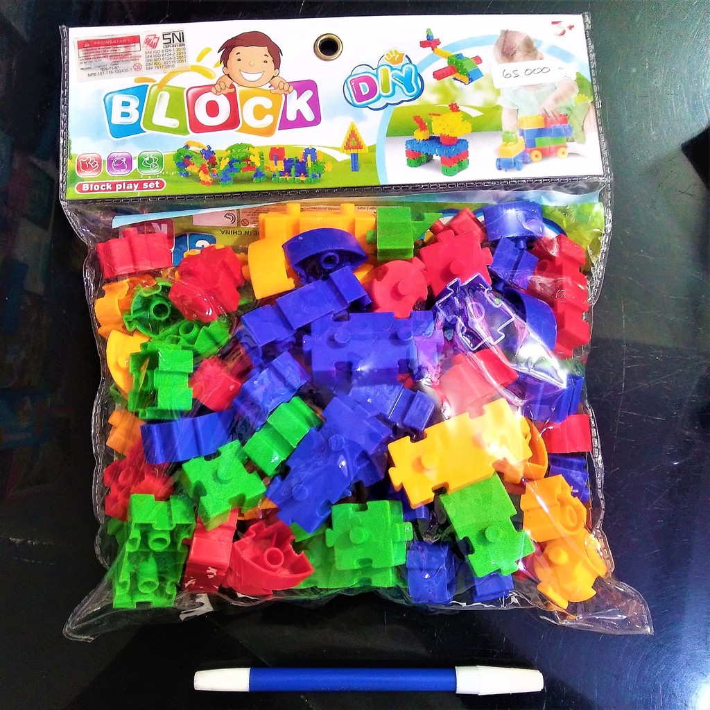 Jual MAINAN BLOCK DIY MODEL BARU SUSUN BLOK RAKIT BALOK KREATIF EDUKASI ...