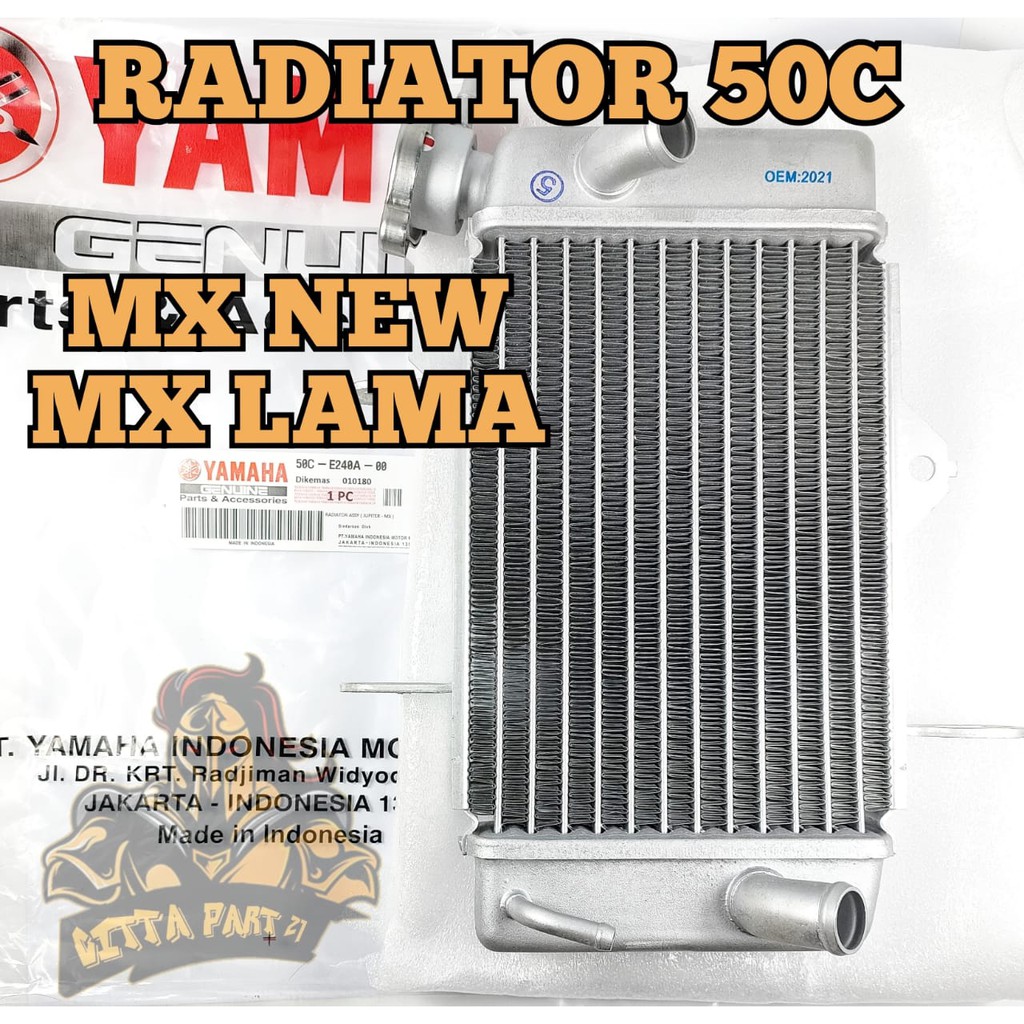 Jual Radiator YAMAHA 50C KUALITAS ASLI ORIGINAL MX LAMA MX NEW 50C ...