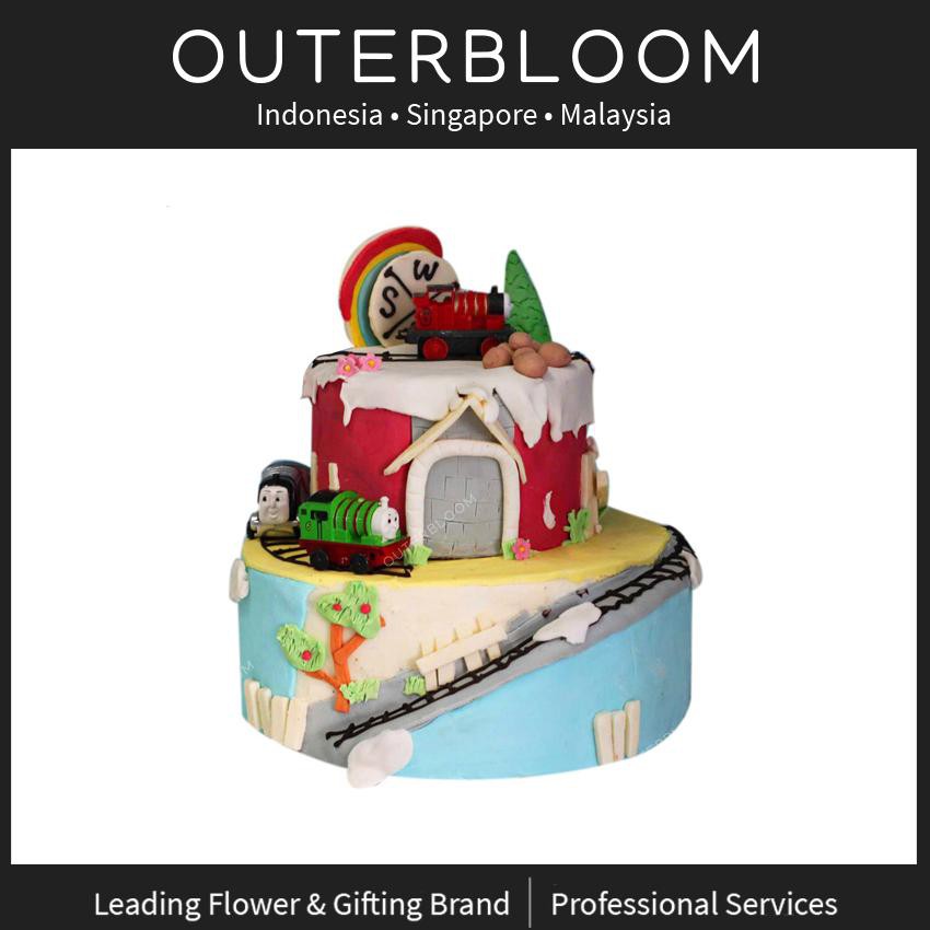 Jual Kue Ulang Tahun - Thomas The Train Cake | Shopee Indonesia