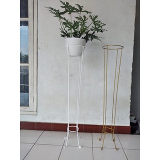 Jual TINGGI 1 METER/POT BUNGA BESI/STANDING PLANTER DIAMETER 20CM ...