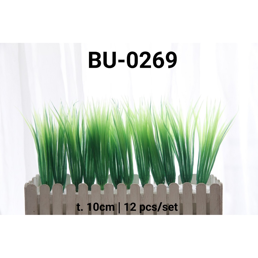 Jual BU-0269 BUNGA RUMPUT tanaman taman kebun hiasan kue maket yamama ...