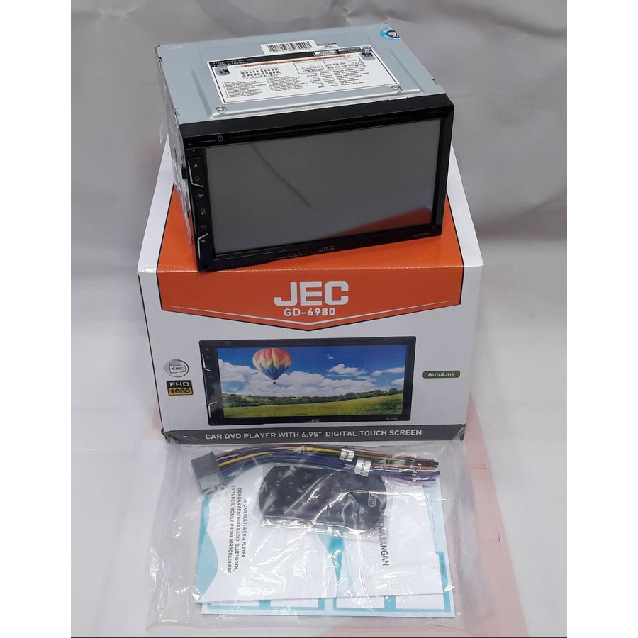 Jual Head unit double din JEC GD-6980 | Shopee Indonesia