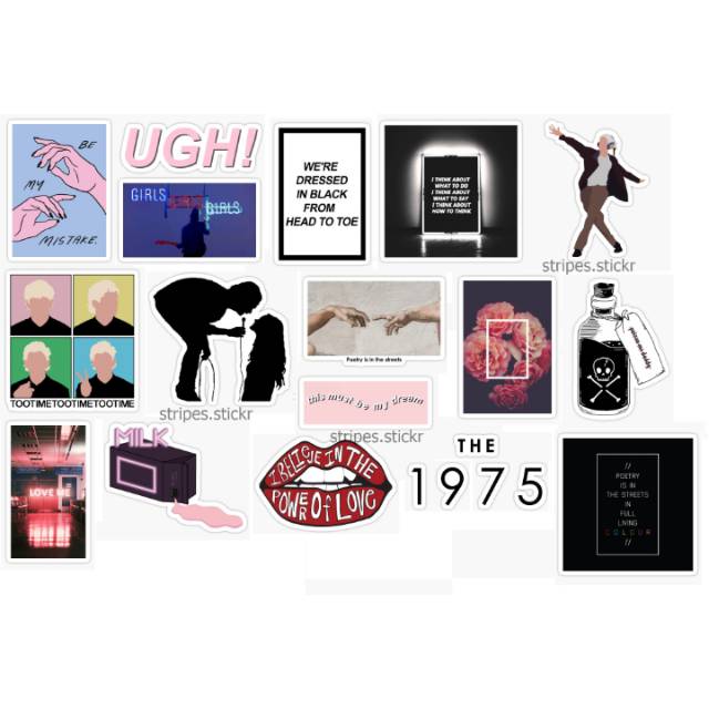 Jual The 1975 sticker pack | Shopee Indonesia