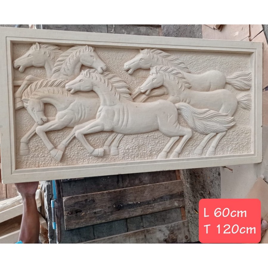 Jual Batu Alam Paras Ukir Relief 60 X 120 | Shopee Indonesia