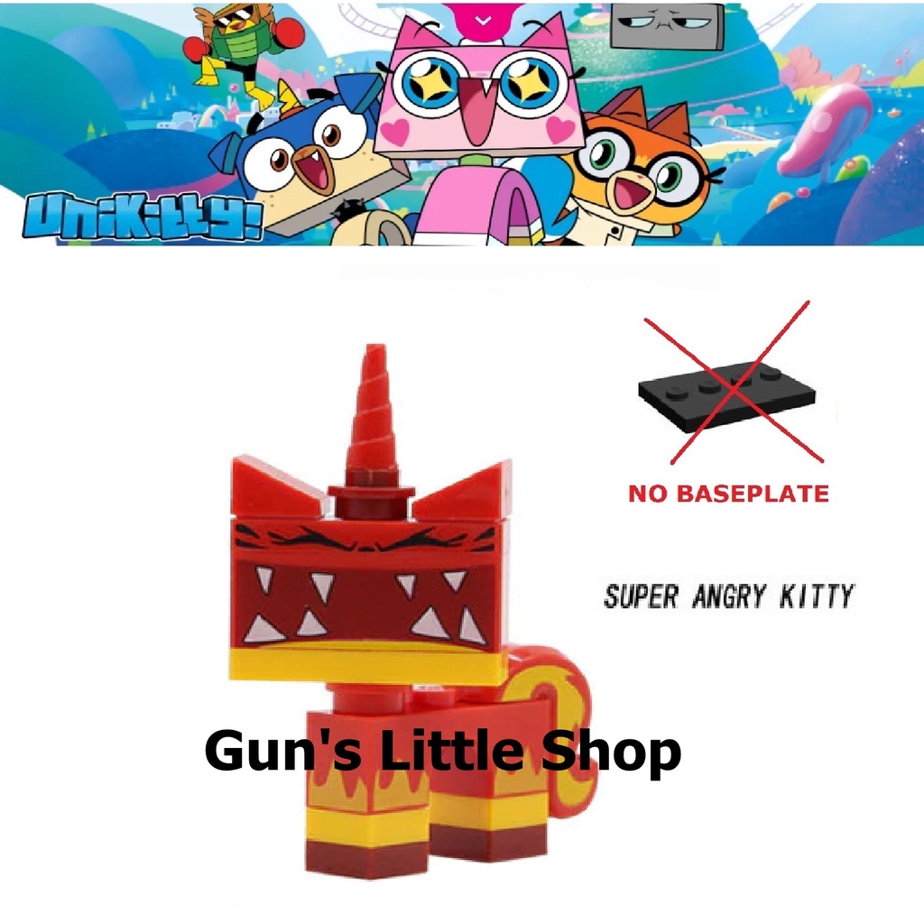 Jual Brick block - Cartoon Movie Super Angry Kitty Unikitty tanpa dus ...