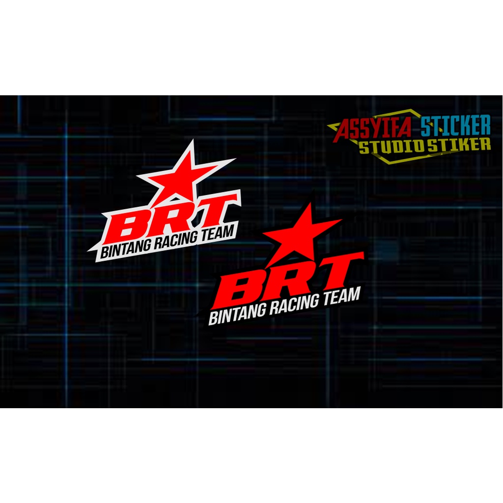 Jual Stiker BRT Bintang Racing Team Cutting Sticker | Shopee Indonesia