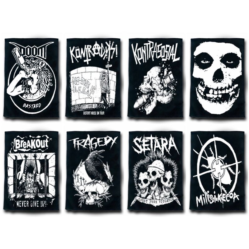 Jual cod emblem punk,emblem patch,emblem band,emblem murah | Shopee ...