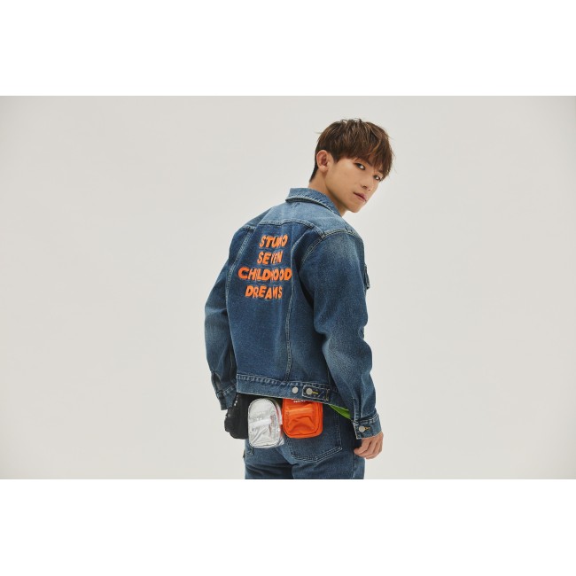 Jual Jaket Trucker GU Uniqlo x Seven Studio Limited Japan | Shopee ...